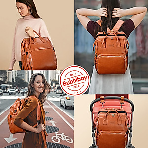 Bubblbay Diaper Bag Backpack, 16 Large Pockets Multifunctional Portable Baby Travel Bags for Boys Girls, 900D Waterproof Baby Diaper Bag