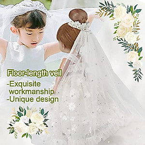 Lovely Doll 18 Inch Girl Doll Clothes and Accessories - 3 Piece 18 inch Doll Wedding Dress - Weddding Birthday Accessories and Party Supplies