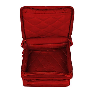 Yazzii Double Petite Craft Organizer Bag - Portable Storage Bag Organizer - Multipurpose Storage Organizer for Crafts, Toiletries, Medication, Cosmetics & Jewelry