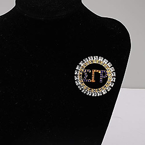 CENWA Sigma Gamma Rho Sorority Brooch Pin 1922 Sorority Paraphernalia Gift Greek Sorority Jewelry Gift (SGR round Pin2)