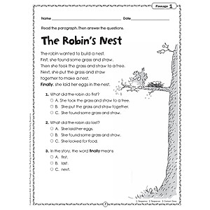 Comprehension Skills: Short Passages for Close Reading: Grade 1