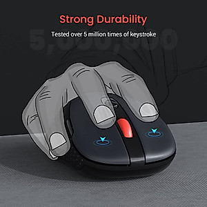 Wireless Mouse - Computer Mouse Ergonomic 2.4G USB, 5 Adjustable DPI Page Down/Up Buttons Laptop Mouse for Desktop PC MacBook