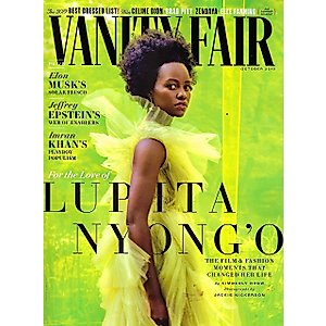 VANITY FAIR Magazine (October, 2019) LUPITA NYONG'O Cover, Elon Musk, Jeffrey Epstein, Imran Khan