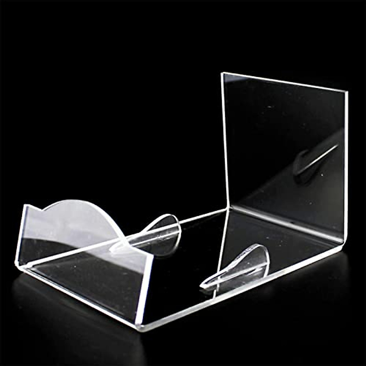 Fenteer Pot pan Display Rack Cookware Stand Clear Tabletop Accessories Shelves Acrylic Kitchen Utensils for Baking Trays Frying Pan Hair Dryer