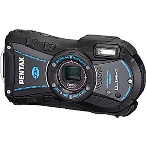 Pentax Optio WG-1 Adventure Series 14 MP Waterproof Digital Camera with 5x Wide-Angle Optical Zoom (Black)