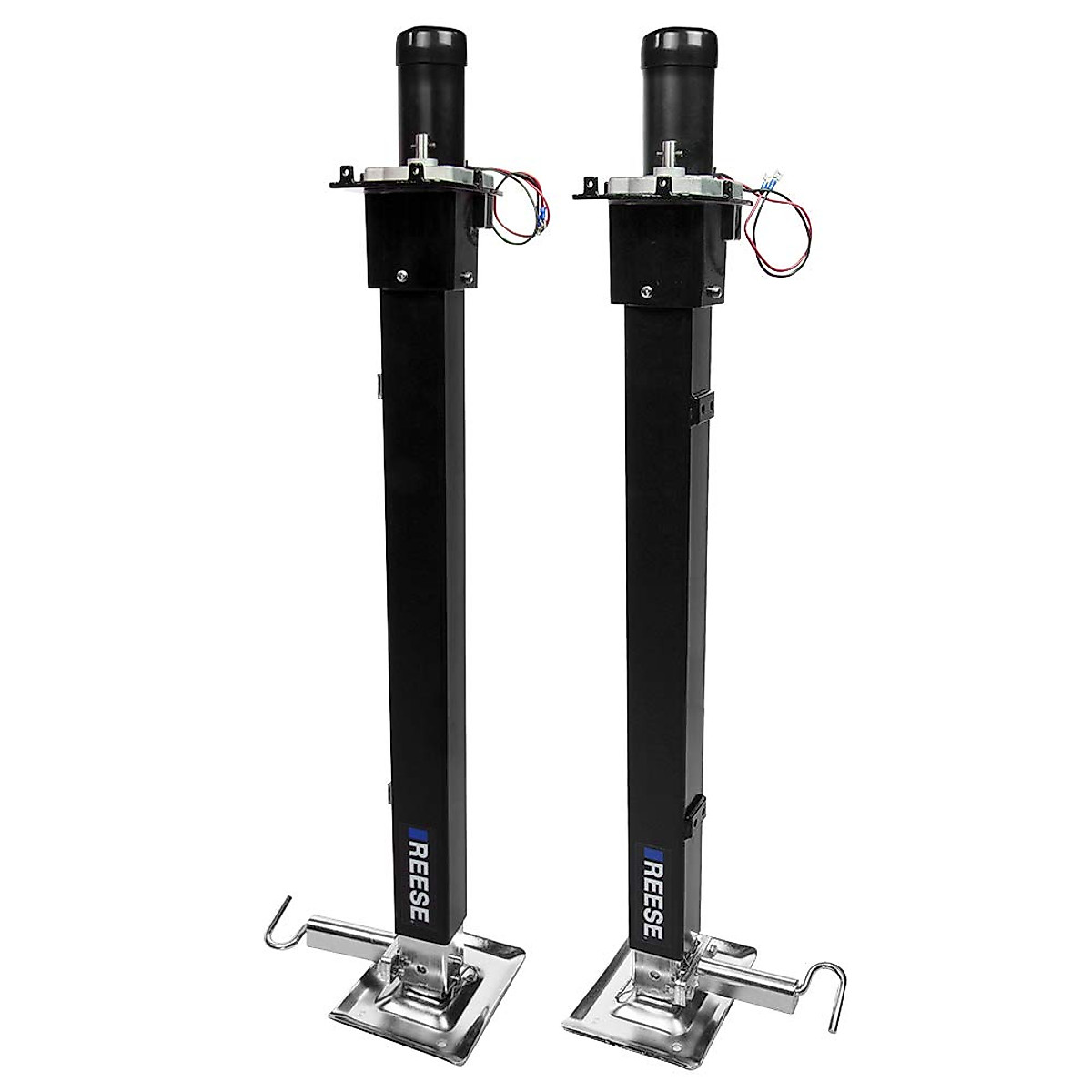 Reese 500708 Fifth Wheel RV Landing Gear System, Single Output 8K Static, 8K Lift
