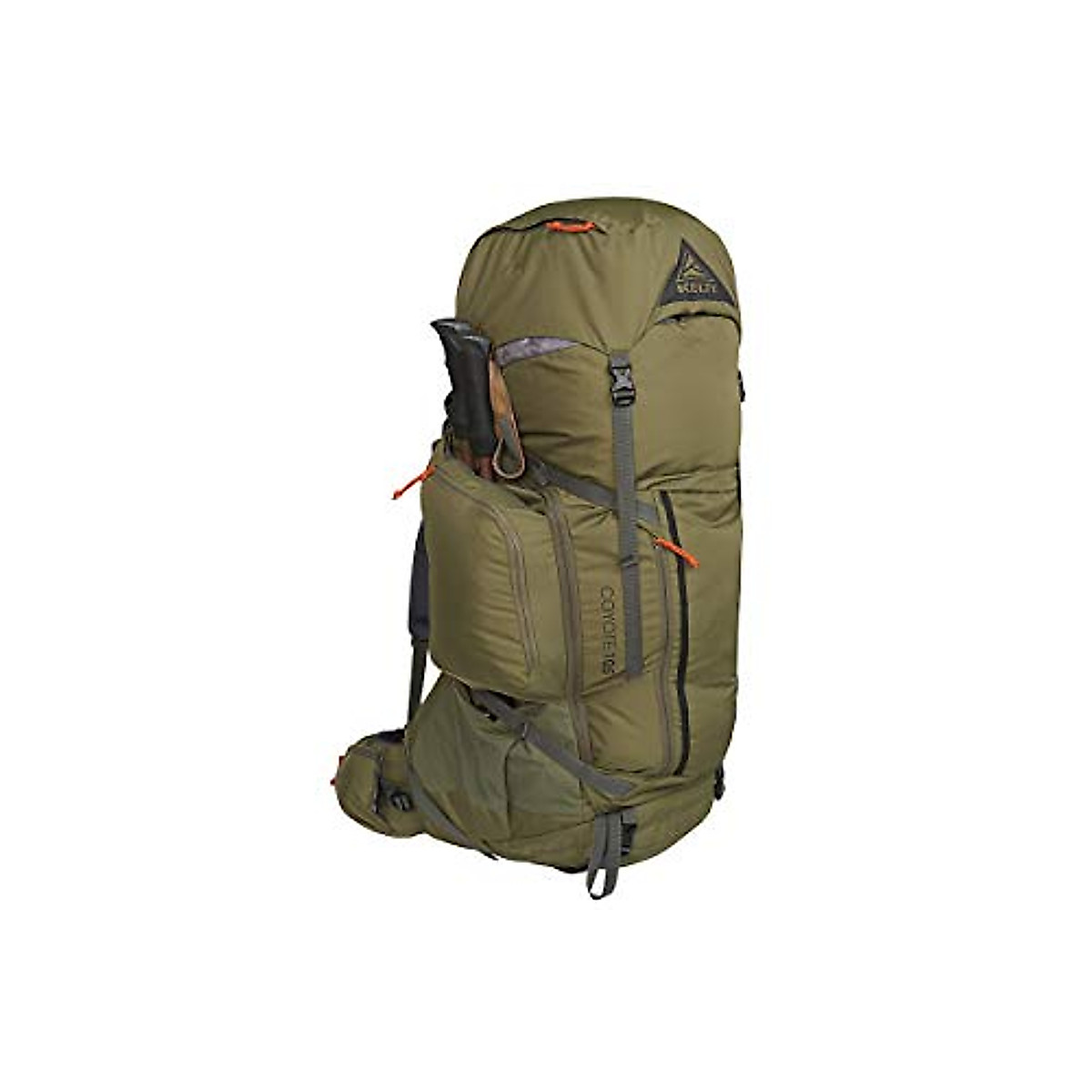 Kelty Coyote 60-105 Liter Internal Frame Backpack - Hiking, Backpacking, Travel, Hydration Compatible, Fully Adjustable (105L / Lyons Blue)