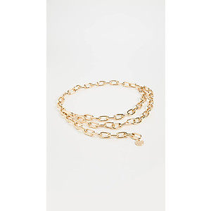 B-Low the Belt Women's Maisie Chain Belt, Gold, One Size