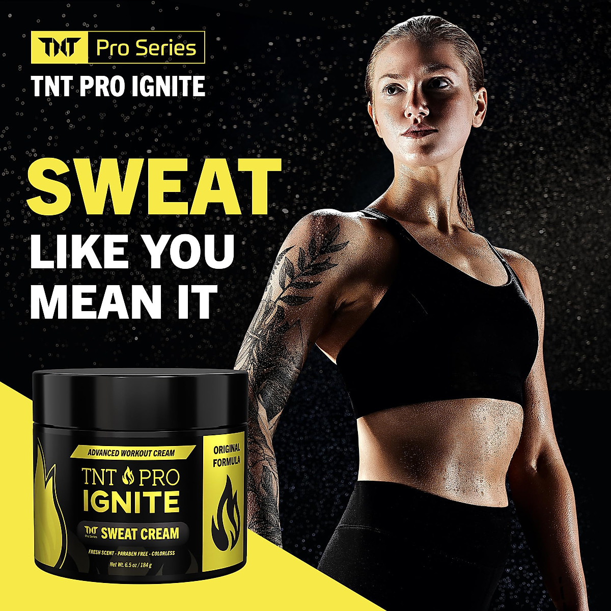 TNT PRO Ignite Sweat Gel - Natural Advanced Workout Sweat Cream