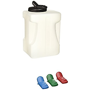Carlisle FoodService Products 640000 Plastic Container/Jug with Lid, 1 Gallon