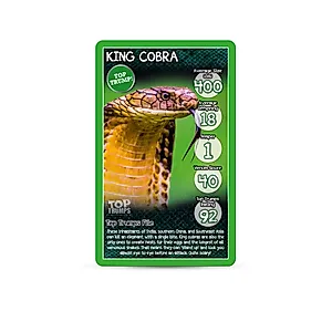 Snakes Top Trumps Card Game, One size (002876)