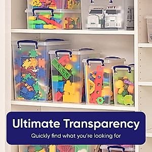 Superio Storage Container, Clear 20 Qt.