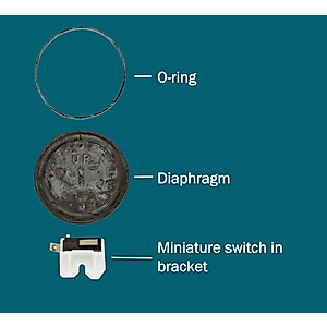 Little Giant SPRK-2 Sump Pump Diaphragm Switch Repair Kit WITHOUT Casing, Black, 599320