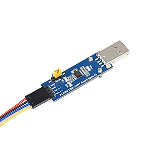 Waveshare PL2303 USB to UART (TTL) Communication Module V2 USB-A Connector Compatible with 1.8V/2.5V/3.3V/5V Logic Level Supports Windows XP/7/8/10/11/