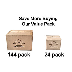 Falari 24 Pack Unisex Baseball Cap Bulk Wholesale Plain Blank Hat Adjustable Size White