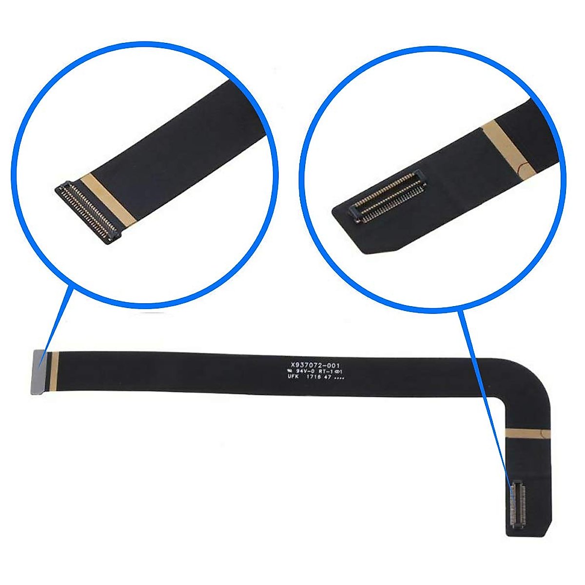 MMOBIEL LCD Connector Flex Cable Compatible with Microsoft Surface Pro 4 1724 V1.0 Part X937072-001