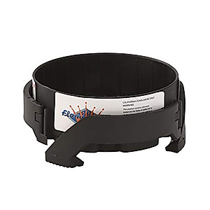 Flame King Spider Base for 1lb Propane Cylinder, Black (YSNSB1LB)