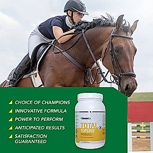 Ramard Total Topline Powder Horse Supplements - Build and Maintain Muscle Tissue During Recovery for Foals and Horses - Protein & Amino Energy Horse Supplement - 2lb Tub