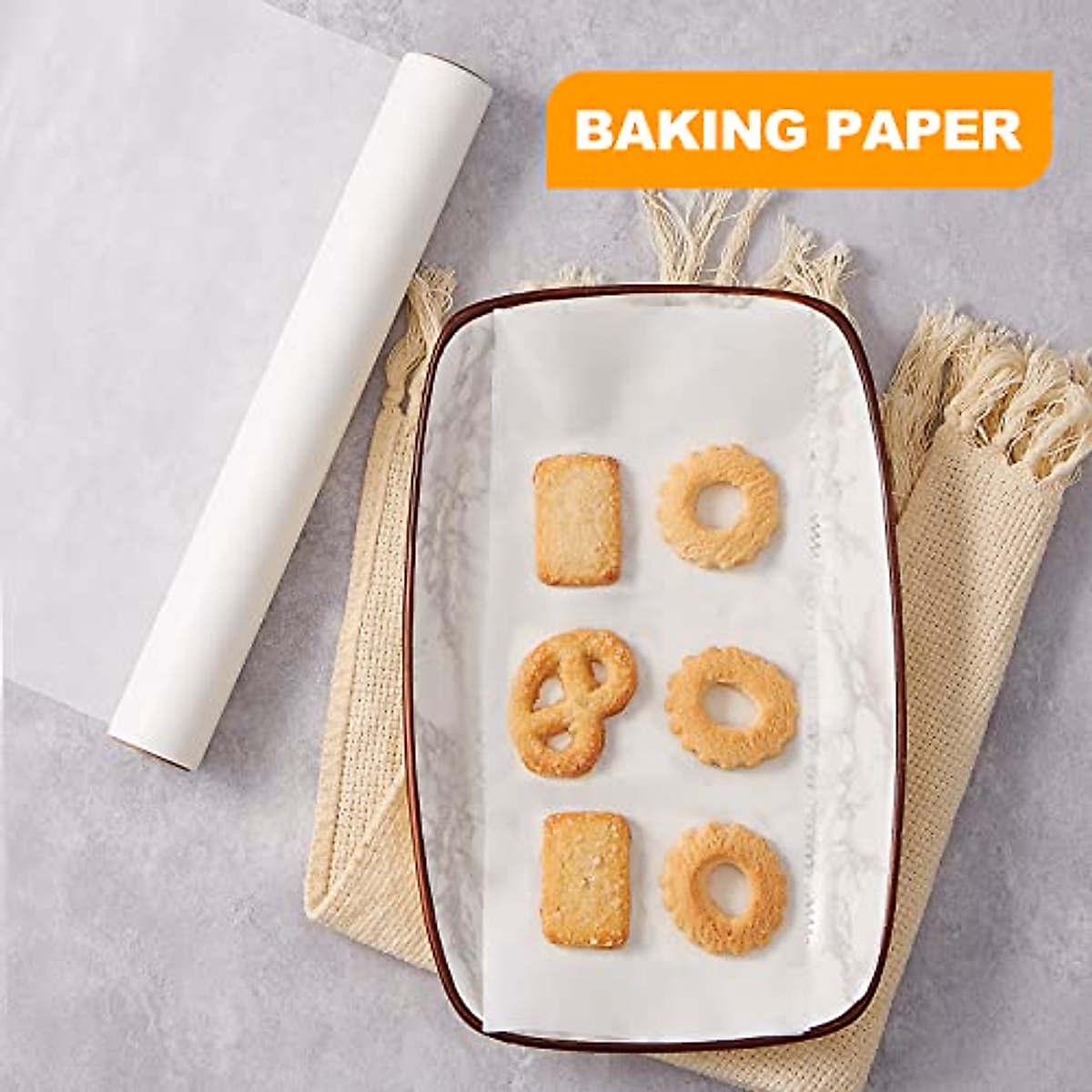 Saran Wrap Organizer with Cutter – a Kitchen Drawer Organizer for Foil and Plastic Wrap Cutter with 3 Free Rolls - Storage for Plastic Wrap and Foil