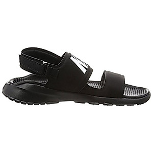 Nike Tanjun Sandal Womens, Black/White, Size 8.0