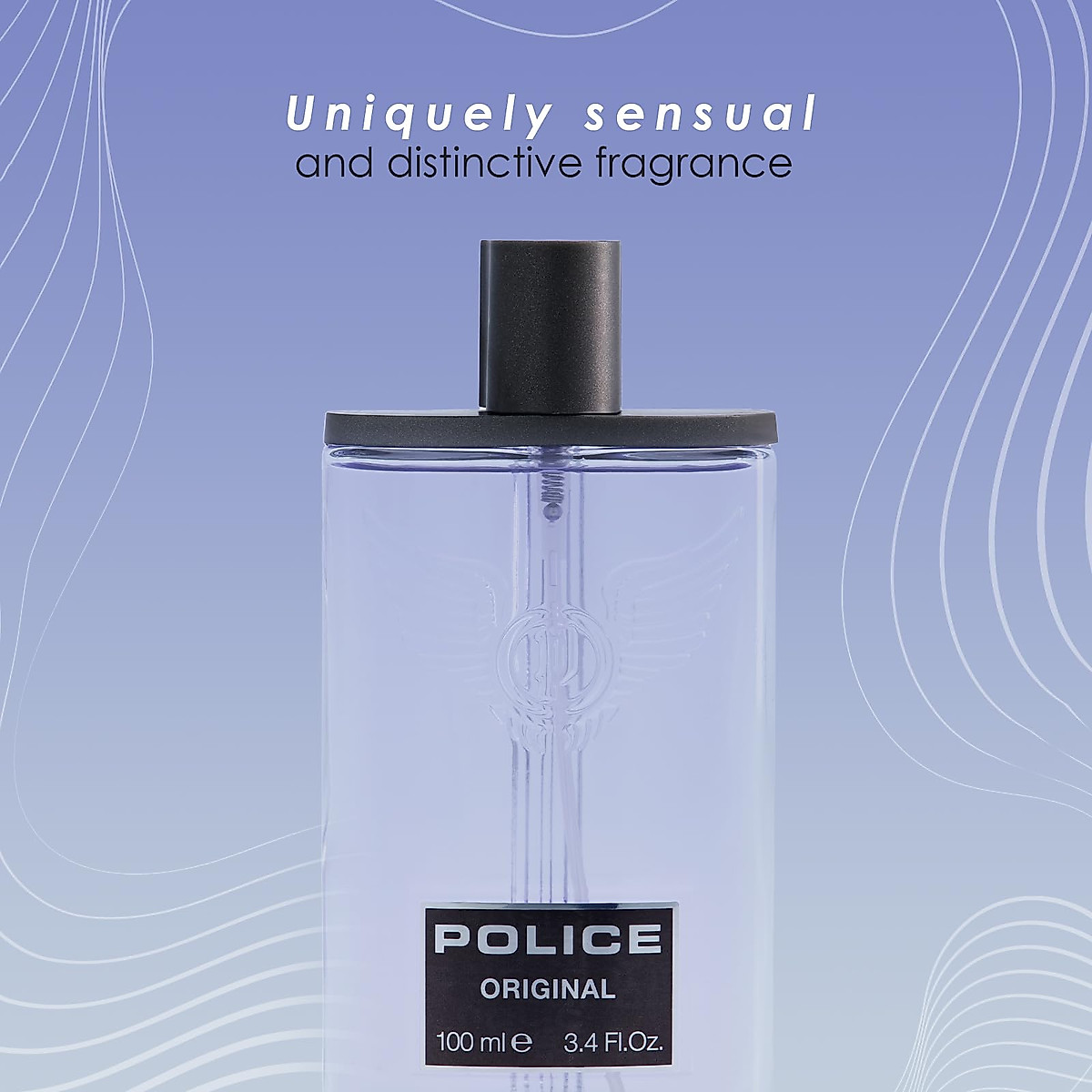 POLICE Original - Fragrance For Men - Fougere Scent - Opens With Notes Of Bergamot, Blood Orange And Apple Blossom - Lavender, Rosemary And Clary Sage Middle - Tonka Bean Base - 3.4 Oz EDT Spray