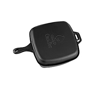 Orca pot 5in1 Cast Iron 6.5 Qt Dutch Oven Cooking Pot with Glass Lid, Cooking Pot for Baking, Frying, Steaming, Cast Iron Grill Lid, Steaming Plate & Basket