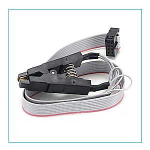 KOOBOOK 1Set CH341A 24 25 Series EEPROM Flash BIOS USB Programmer+SOIC8 SOP8 Test Clip+SPI Flash 1.8V Adapter+SOP8 SOIC8 to DIP8 Adapter Socket Converter