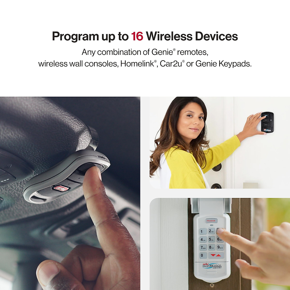 Genie Chain Drive 500 Garage Door Opener - Model 1035 - Reliable Chain Drive Garage Opener,Black