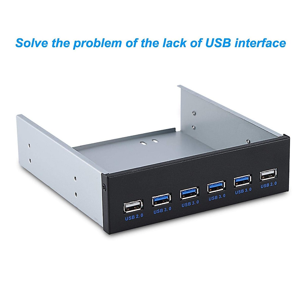 Shipenophy Data Transmission Sturdy Long-Term Use Multi-Functional Front Panel Plug and Play Computer