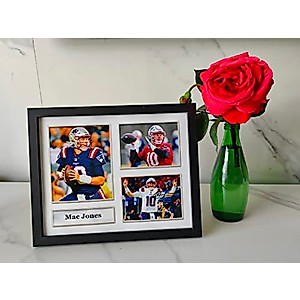 Mac Jones Reprint Signed Photo Picture Poster Framed Display Decorations Fan Gifts Memorabilia Wall Art