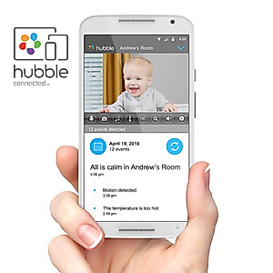 Motorola MBP845CONNECT-2 5" Video Baby Monitor with Wi-Fi Viewing, 2 Cameras, Digital Zoom, Two-Way Audio, and Room Temperature Display