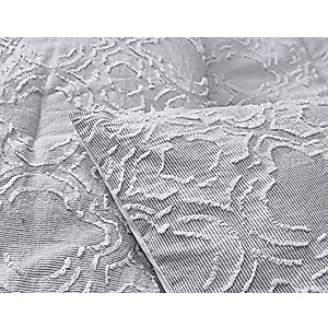 Tahari Home - King Comforter Set, 3-Piece Bedding with Matching Set, Modern Chic Room Decor (Sutter Grey, King)