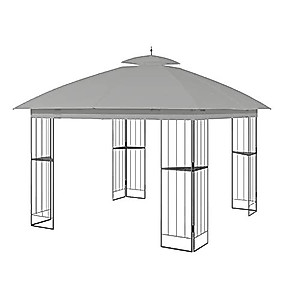 Garden Winds Replacement Canopy Top Cover Compatible with The Style Selections 10ft Gazebo -TPGAZ9116A/B - Riplock 350