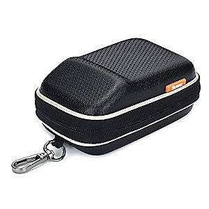 Hard EVA Shock Resistant Compact Digital Camera Case Carrying Protective for Canon PowerShot SX730 HS G9 X Nikon COOLPIX A900 W100 Panasonic Lumix DMC TZ80 Sony Cyber-Shot DSC WX500 HX90 RX100, Black