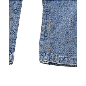 LAPA Baby Girls/Boys Overalls Newborn Denim Romper Ripped Jeans Soft Outfit 3M-24M…