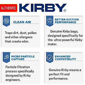 Kirby Vacuum System Filter Bag Mega Bundle Pack