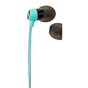 JBL Reflect Mini In-Ear Headphones 3.5mm Stereo Wired Sweatproof Earbud with 1 Button Remote and Mic, Teal