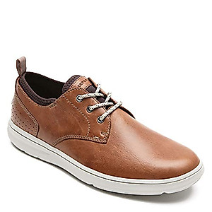 Rockport Men's Zaden Plain Toe Ox Shoe, boston tan leather, 8 M US