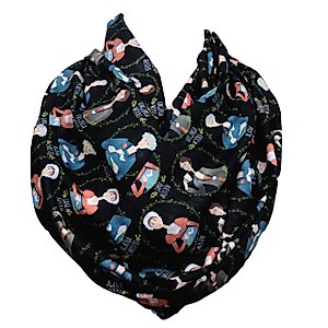 Di Capanni British writers women black book scarf Virginia Woolf Agatha Christie Jane Austen Pride and Prejudice Mrs Dalloway