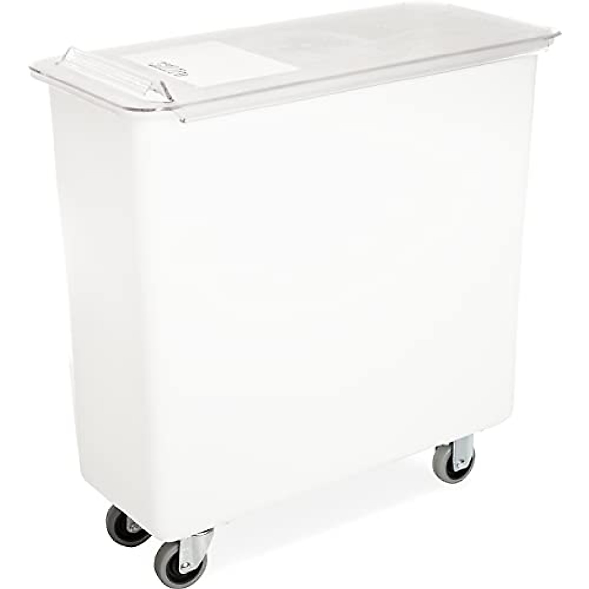 Carlisle FoodService Products BIN2702 Portable Ingredient / Food Storage Bin with Sliding Lid, 27 Gallon, White