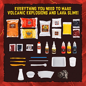 Original Stationery Lava Science Slime Kit, Fun Science Kit to Play Slime Games, Create Glow in The Dark Slime & Make Science Experiments for Kids 6-8