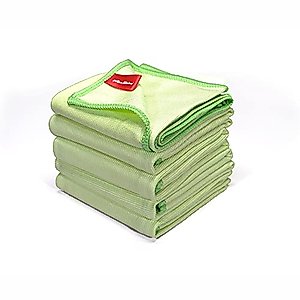 Maxshine 16"x16" 300GSM Glass Cleaning Microfiber Towel -5pcs/Pack