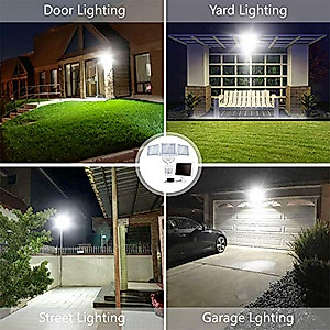 SOLLA 2000LM LED Solar Security Light Outdoor, Motion Sensor Outside Flood Light, 5000K Daylight White Waterproof Exterior Flood Lighting with 3 Adjustable Head for Yard, Driveway, Patio, Garage