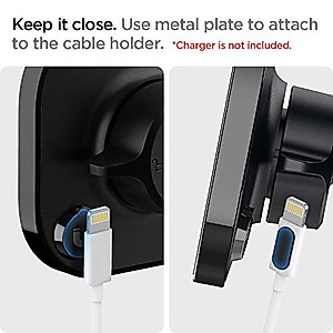Spigen OneTap Designed for Magsafe Car Mount Window & Dashboard Compatible with iPhone 14, 13, 12 Models (Magnetically Levitate iPhone 14,13,12 Models Even The Max Model)