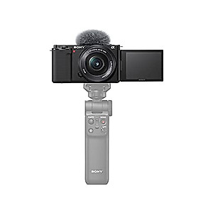 Sony Alpha ZV-E10 - APS-C Interchangeable Lens Mirrorless Vlog Camera Kit - Black