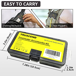 TRUSCEND Pre-rigged Fishing Jig Lures for Freshwater and Saltwater, Innovative Super Durable TPE Bass Lures, Lifelike Shrimp Crayfish Swimbait, Weedless Lure for Crappie Trout Walleye, Keep Separately