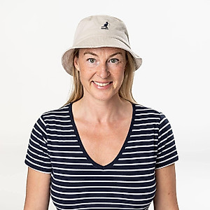 Kangol Washed Bucket Hat - Black/XL Black, X-Large