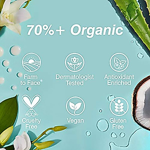 COOLA Organic Refreshing Water Mist Face Moisturizer with SPF 18, Dermatologist Tested Face Sunscreen with Plant-Derived BlueScreen Digital De-Stress Technology, 0.85 Fl Oz