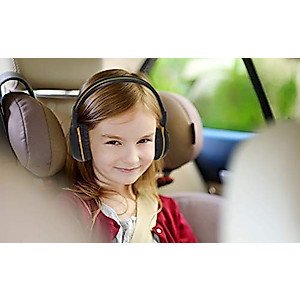 SIMOLIO 4 Pack of Wireless DVD Headphones with Hard EVA Cases,Car Kid IR Headphones,Infrared Wireless Headphones for Headrest Car Video,On-Ear Car Headset 2 Channel, Not Work on 2017+ GM's or Pacifica