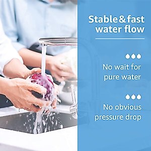 Waterdrop 3US-AF01 Undersink Water Filter, Replacement for Filtrete® 3US-AF01, 3US-AS01, Aqua-Pure AP Easy C-CS-FF, WHCF-SRC, WHCF-SUFC, WHCF-SUF, NSF/ANSI 42 Certified, Pack of 1
